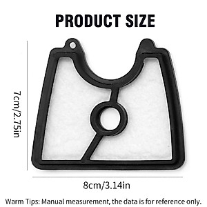 4pcs 545112101 Air Filter Replacement for Husqvarna Craftsman 125B 125BV 125BX 125BVX Leaf Blower Replacement for Jonsered B2126 BV2126 Blower