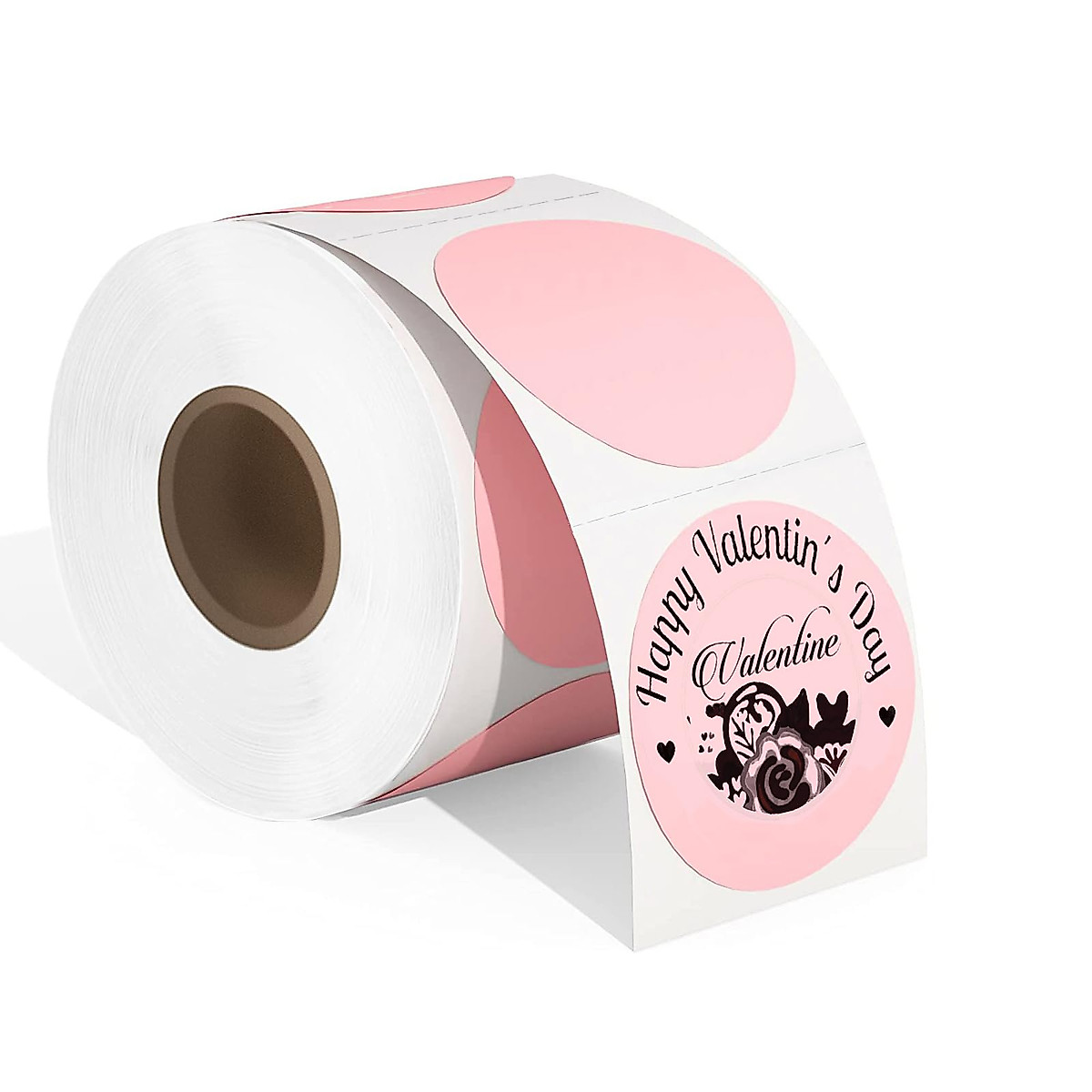 Phomemo 2" Pink Round Label Stickers Roll for 4X6 Thermal Label Printer for Small Business Supplies - 750pcs / Roll - Commercial Grade Thermal Labels for Custom Stickers Personalized & Business Logo
