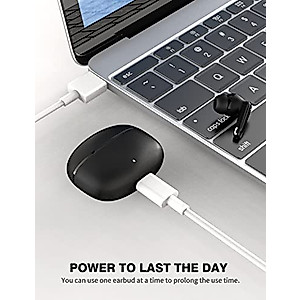 TITACUTE Wireless Earbuds NFC Noise Canceling Bluetooth Headphone for iPhone 13 14 Pro Max 12 11 XR Samsung A53 S22 S21 S20 Galaxy Z Flip 4 3 A13 Google Pixel 6 5 Android in-Ear Earphone USB C Headset