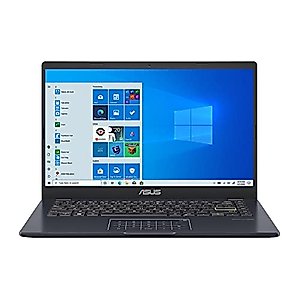 ASUS E410 Intel Celeron N4020 4GB 64GB 14-Inch HD LED Win 10 Laptop (Star Black)