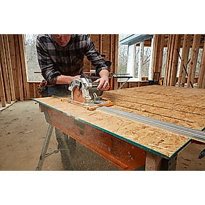 BORA 100" NGX Clamp Edge, Straight Cut Guide for Circular Saws, Aluminum, Includes 50-Inch Clamp Edge & 50-Inch Extension for 100-Inch Cutting Length, 544100