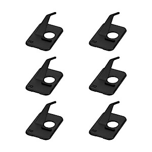 12pcs Black Plastic Arrow Rest Archery RH LH Recurve Bow Arrow Rest Hunting Shooting Targeting Accessory Right or Left Hand (Right Hand)