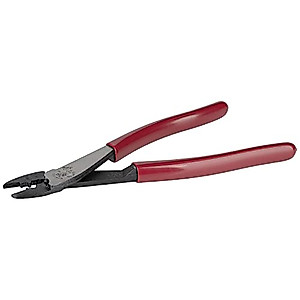 Klein Tools 1005 Cutting / Crimping Tool for 10-22 AWG Terminals and Connectors, Terminal Crimper for Insulated and Non-Insulated Terminals
