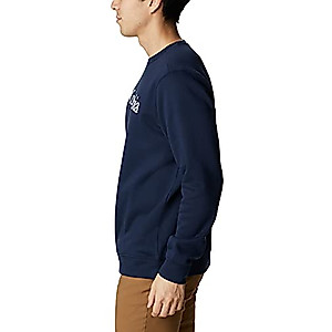 Columbia Men's Trek Crew, Collegiate Navy/White, X-Large