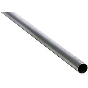 Channel Master Heavy Duty TV Antenna Mast Pole Stackable with Swedged End - 18 Gauge Galvanized Steel - 1.25 Inch Diameter - 5 Foot Long