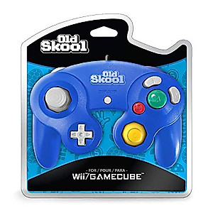 Old Skool GameCube / Wii Compatible Controller - Blue Special Edition