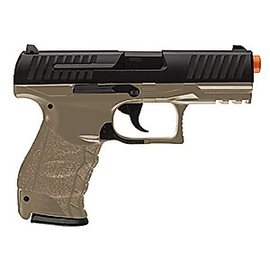 Walther PPQ 6mm BB Pistol Airsoft Gun, Dark Earth Brown