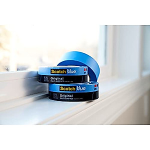 Scotch Painter's Tape Original Multi-Surface Painter's Tape, 0.94 Inches x 60 Yards, 9 Rolls, Blue, Paint Tape Protects Surfaces and Removes Easily, Multi-Surface Painting Tape for Indoor and Outdoor Use