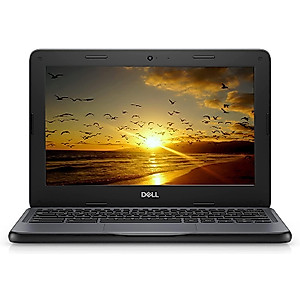 Dell Chromebook 3180 Laptop Computer, 11.6 Inch Laptop PC, Intel Celeron N3060, 4GB RAM, 16GB SSD, Web Camera, Wi-Fi, Bluetooth, HDMI, Chrome OS (Renewed)