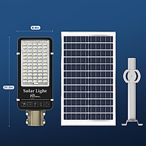 WYWNA 6000W Solar Street Lights Outdoor and 5000W Solar Street Lights Outdoor
