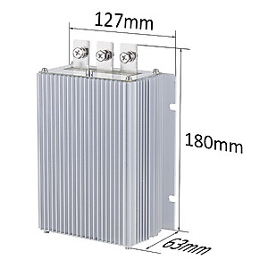 uxcell Voltage Converter Regulator DC 24V to DC 12V 60A 720W Truck Power Transformer