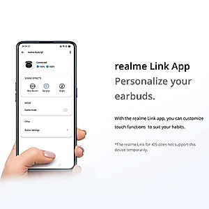 Realme Buds Q2 Active Noise Cancellation (ANC) in-Ear TWS Earphones,Black