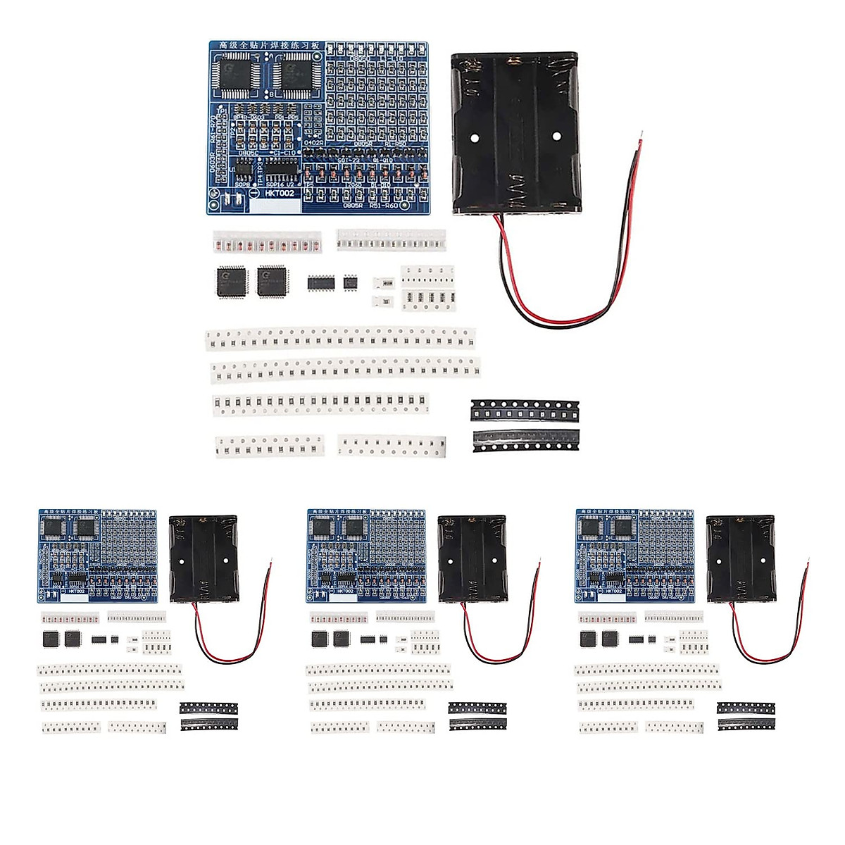 4PCS ISolderStore Electronic DIY Kits SMD Kit Soldering Practice Kit DIY Soldering Project for Teens Kids Adults Thanksgiving Xmas Gift