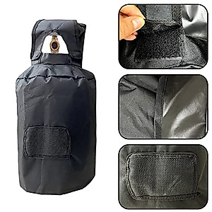 Waterproof Propane Tank Cylinder Cover - Heavy Duty Cylinder Gas Bottle Protector for Outdoor RV Gas Stove Camping Parts (30lb,1 PCS)