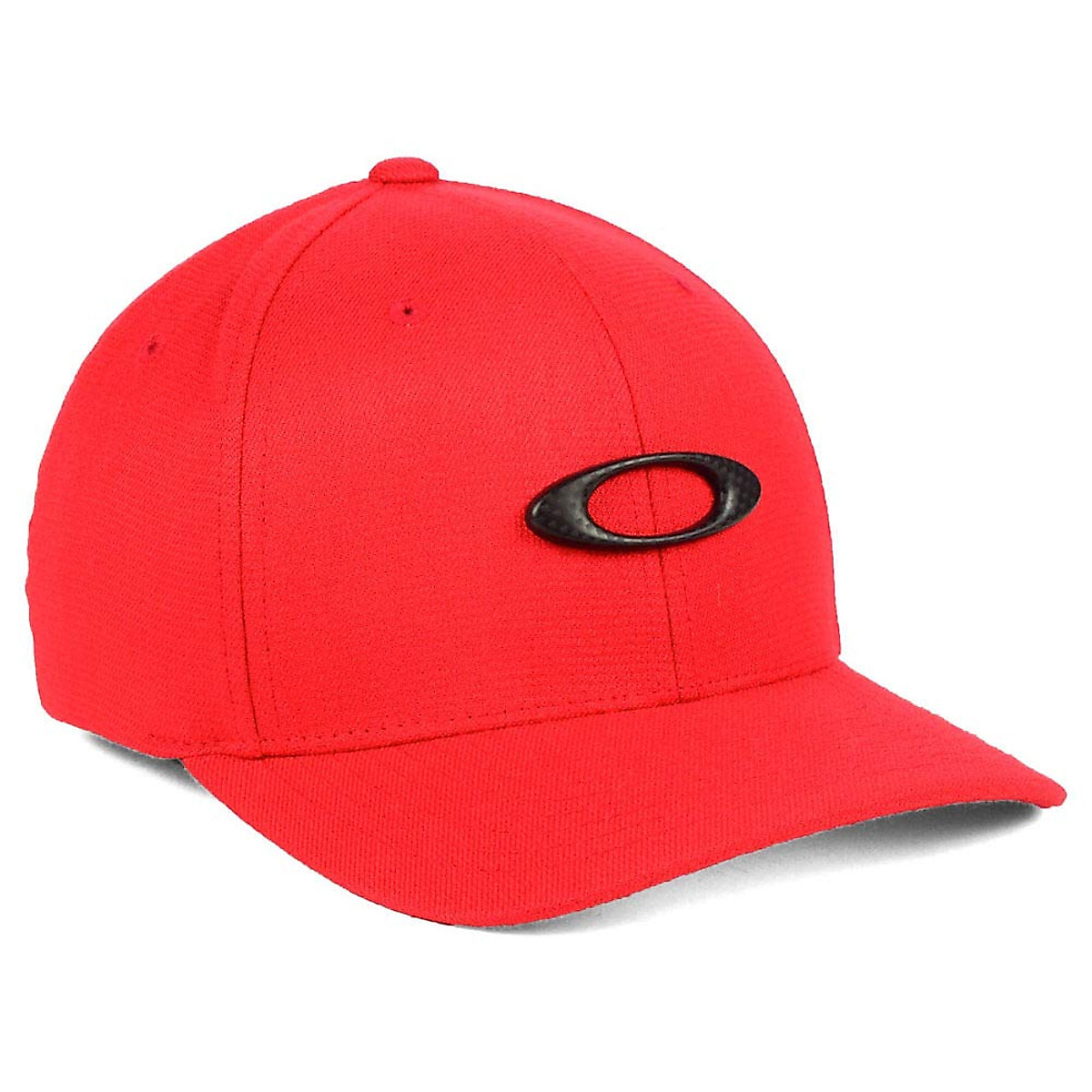 Oakley Tin Can Carbon Fiber Stretch-Fitted Cap Black