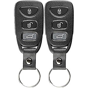 KeylessOption Keyless Entry Remote Control Car Key Fob Strap for Kia Sorento Rondo PLNHM-T011 (Pack of 2)