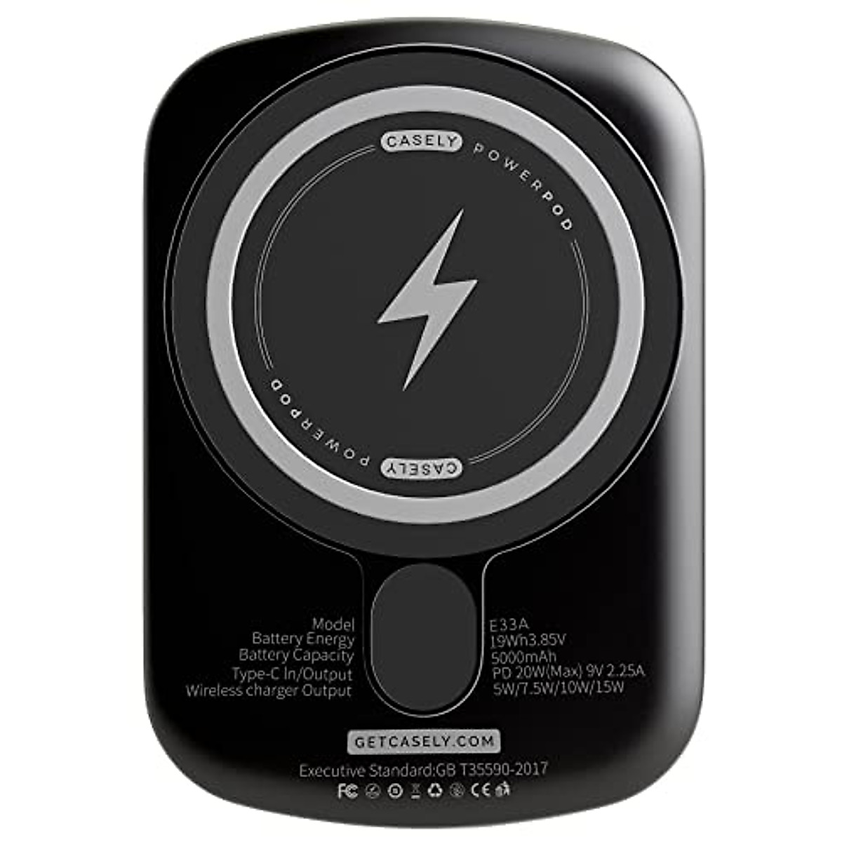 Casely Power Pod | MagSafe Compatible Battery Pack | Into The Wild | Leopard Print Power Pod (5,000 mAh)