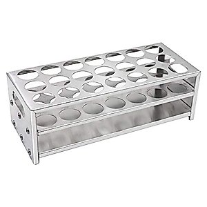 Test Tube Stand Rack, Centrifuge Tube Rack, 21 Holes, Suitable for Tubes of Dia.≤ 32.5mm Test Tube Laboratory