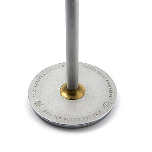 Luxury Razor and Brush Stand, The Admiral by VIKINGS BLADE, Ancient Viking Look with Heavy Distressed Stainless Steel & Brass, Extra Wide Openings, Fits Most Razors and Brushes