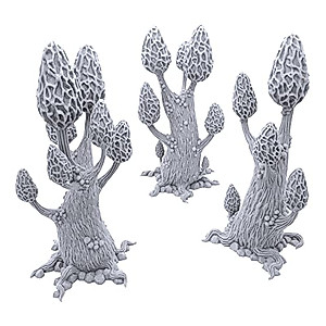 Mesmerising Morels by Printable Scenery, 3D Printed Tabletop RPG Scenery and Wargame Terrain 28mm Miniatures