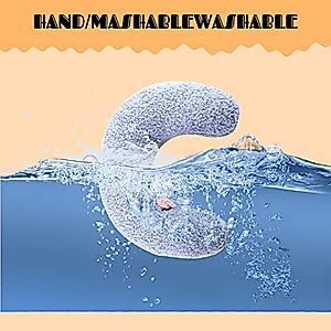 homelifthub Pillows for Indoor Cats Fluffy Cat Bed Pillow Cute Rabbit Pillows for Blanket and Carrier (3Pack(Pink&Blue&Yellow))