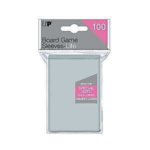 Ultra Pro - Special Sized Lite Board Game Sleeves (100ct) for 54mm x 80mm Cards - Card Sleeves for Board Games and Trading Card Games with Thin Profile for Easy Shuffling