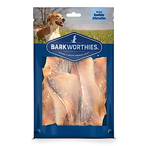 Barkworthies 5-to-7-inch Beef Scapula Dog Treats (8 oz. Bag) - High Protein, Single Ingredient, Rawhide Alternative Healthy Dog Chews - Natural Rawhide Alternative - Promotes Dental Health