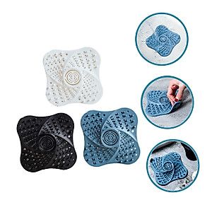 OSALADI 9 Pcs Filter Paint Brush Extension Pole Sink Hair Drain Tub Hair Catcher Kitchen Hair Catcher Stopper Bathtub Tub Drain Hair Catcher Floor Drain Cover Anti-Blocking