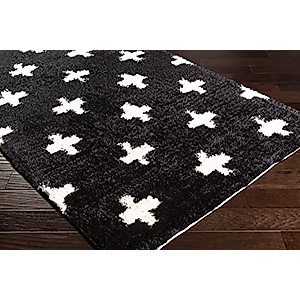 Mark&Day Area Rugs, 8x10 Kapeleind Modern Black Area Rug, Black White Beige Carpet for Living Room, Bedroom or Kitchen (8' x 10')