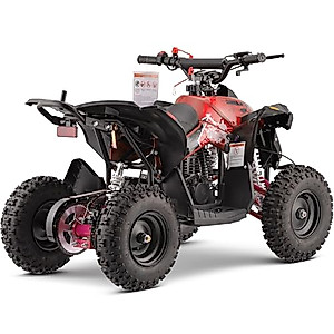 MotoTec Renegade 40cc 4-Stroke Kids Gas ATV Red