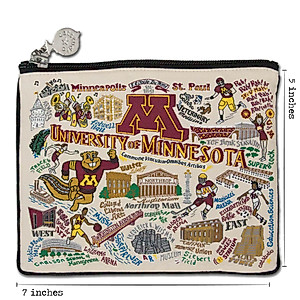 Catstudio University of Minnesota Collegiate Zipper Pouch Purse | Holds Your Phone, Coins, Pencils, Makeup, Dog Treats, & Tech Tools