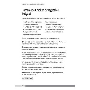 The Gestational Diabetes Cookbook: 101 Delicious, Dietitian-Approved Recipes for a Healthy Pregnancy and Baby