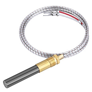 24" 750mv Thermopile Generators 750 Millivolt Thermopile Replacement Part Number R1054,1950-001,071515,53374,7533113 for Gas FirePlace/Water Heater/Gas Fryer Cluster Thermocouple,Stove Accessories