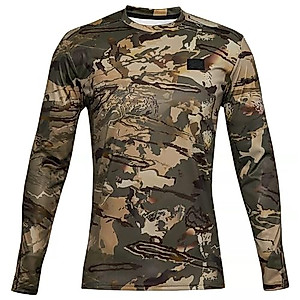 Under Armour Iso-chill Brush Line Long Sleeve T-shirt, Ua Forest All Season Camo (994)/Black, XX-Large