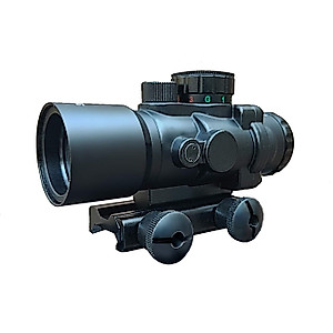 Aimpro Compact Prism Rifle Scope Small Durable and Precise 3.5 x 30mm Etched Illuminated Reticle
