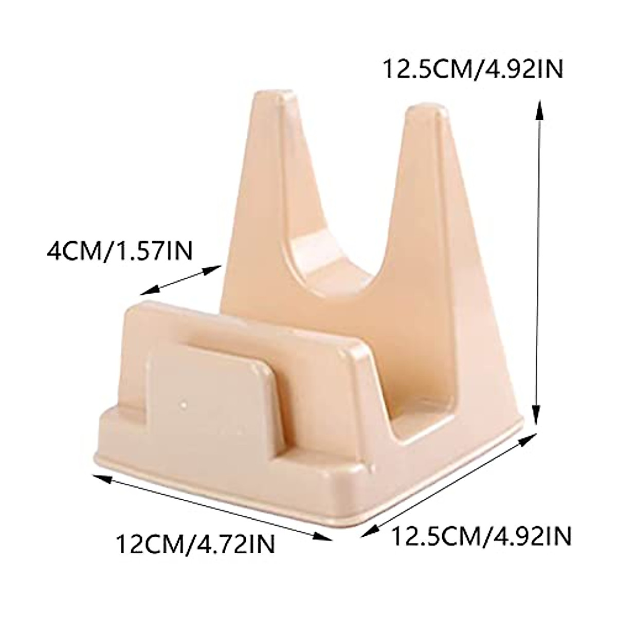 Guolarizi Kitchen Supplies Pot Cover Rack Sitting Type Pot Cover Shelf Rack Household Plastic Bracket Things for The Kitchen Sink