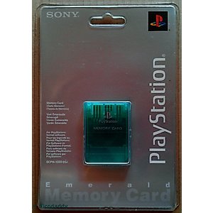 PlayStation PsOne Memory Card Emerald Green - SCPH-1020