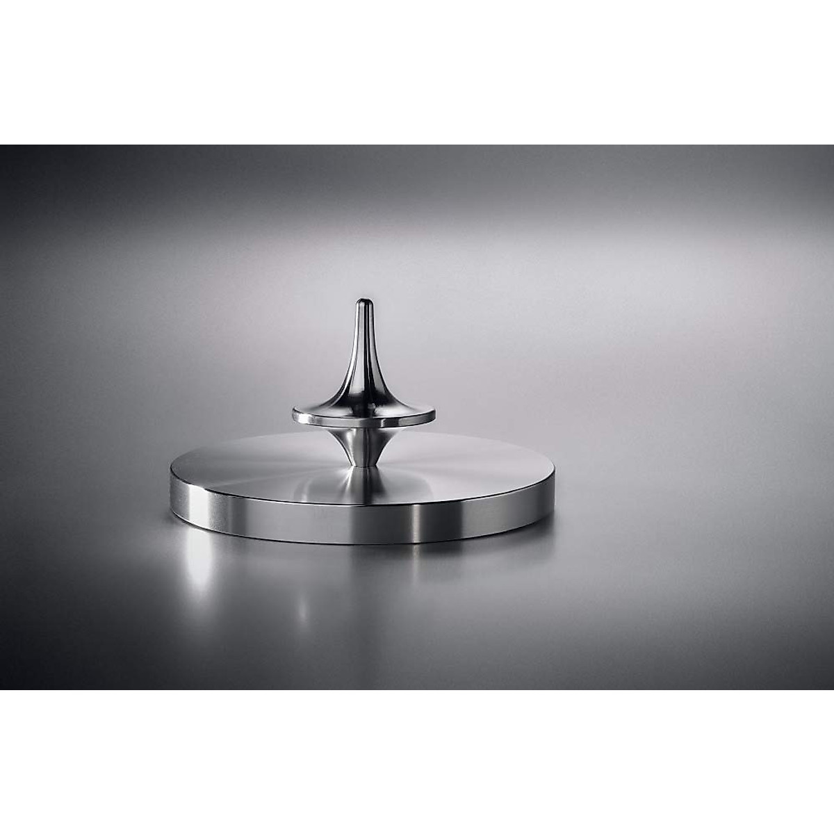 ForeverSpin Stainless Steel(Brush-Finish) Spinning Top - World Famous Spinning Tops