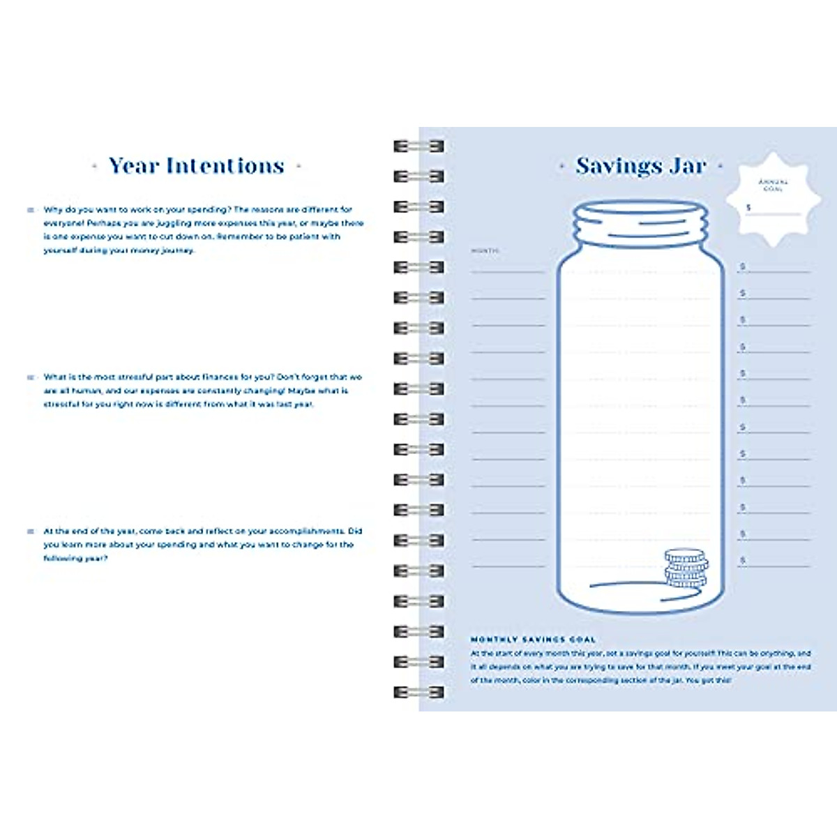 Stress Less, Spend Less Budget Planner: A 52-Week Financial Wellness Undated Organizer for Mindful Money Management
