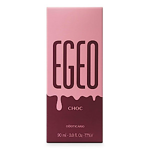 O BOTICARIO Egeo Choc Eau de Toilette, Orange Plum & Apricot Fragrance Perfume for Women, 3 Ounce