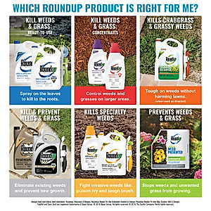 Roundup Super Concentrate Weed & Grass Killer - Includes Easy Measure Cap, 35.2 oz.