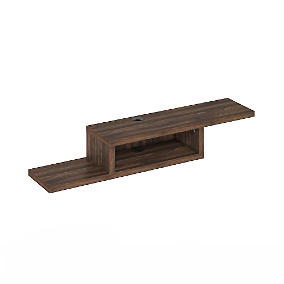 Furinno Indo Wall Mounted Floating Media Console, Columbia Walnut 47 Inch