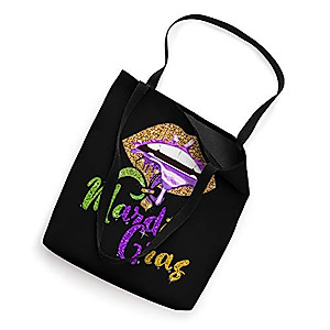 Mardi Gras 2021 Gifts Lip Biting New Orleans Mobile Festival Tote Bag