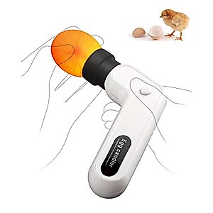 YITIKA Rechargeable Wireless Egg Candler Tester for Monitoring Eggs Development, Bright Cool LED Light Candling Lamp