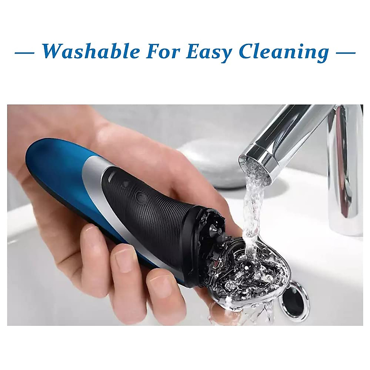 HQ8 Replacement Heads for Philips Norelco Aquatec Shavers, Razor Blades for PT720 AT880 AT810 Heads, HQ8 Blades, 6-pc pack