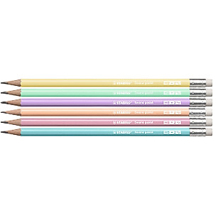 STABILO Graphite Pencil Swano Graphite Pastel - Green - Box of 12 - HB