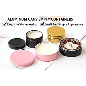 Othmro 12Pcs 5.1oz Metal Round Tins Aluminum Tin Cans Jar Refillable Containers 150ml Tin Cans Tin Bottles Containers with Screw Lid for Salve Spices Lip Balm Tea Candies Silver 83×38mm
