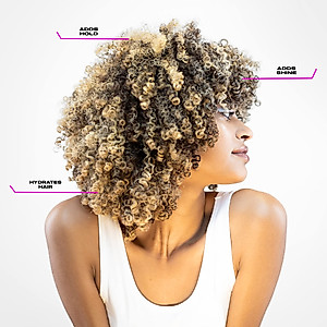 XMONDO Hair Slick & Define Balm | Vegan Formula with Argan Oil, Vitamin E, and Castor Oil for Flexible Hold, Deep Hydration, and High Shine, 4 Fl Oz 1-Pack