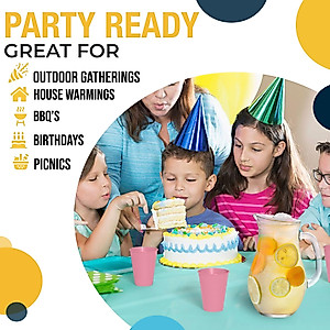 Exquisite Pink Party Cups - 50 Pack, 12 oz Each | Perfect for Celebrations