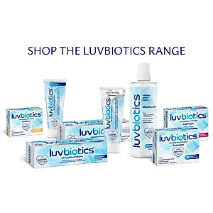 Luv Biotics Lemon Lozenges with Oral Probiotics, Xylitol & Aloe Vera - 30 lozenges